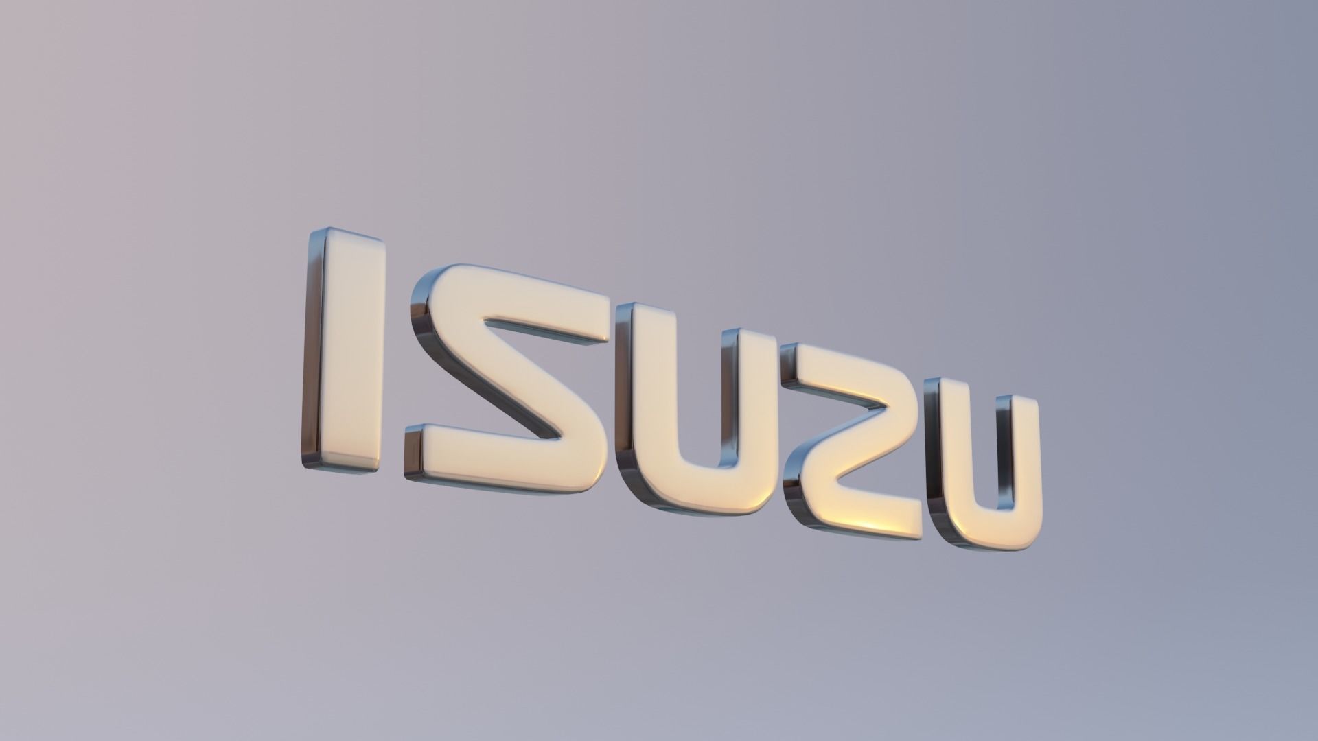 3D model Isuzu Logo - Badge - Emblem VR / AR / low-poly | CGTrader