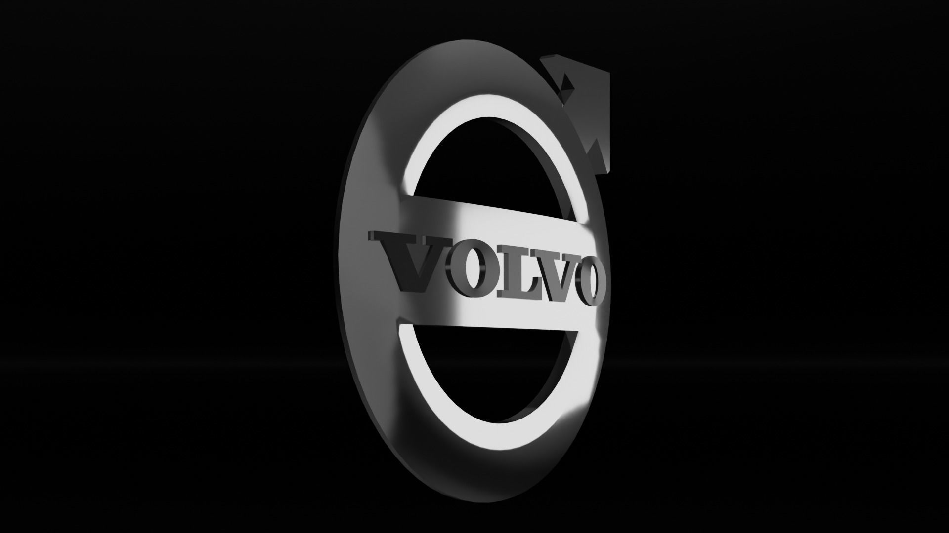 3D model Volvo Logo - Badge - Emblem VR / AR / low-poly | CGTrader