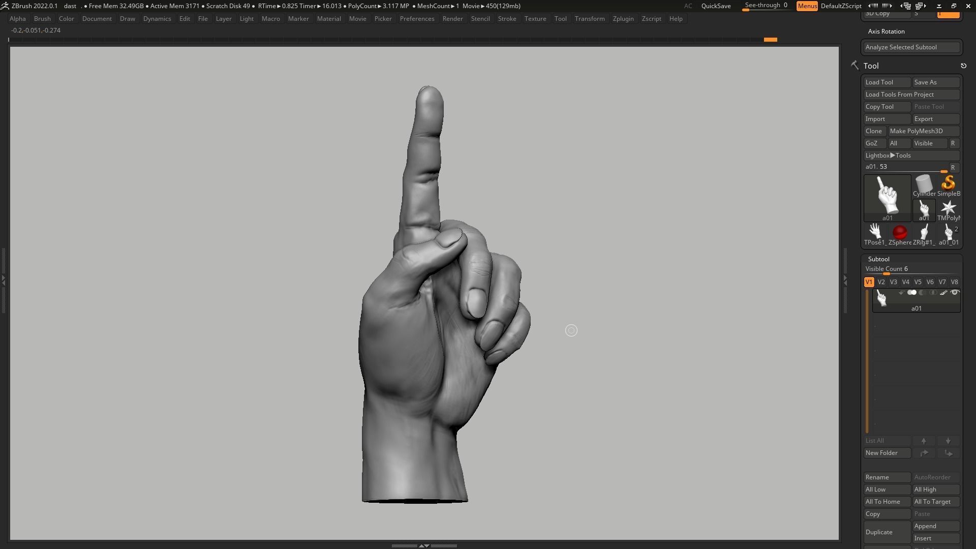 Hand pose 12 3d print model 3D model 3D printable | CGTrader