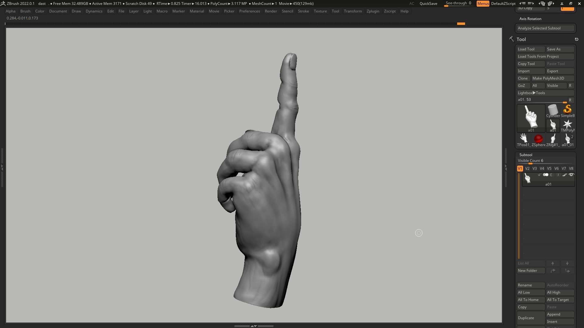 Hand pose 12 3d print model 3D model 3D printable | CGTrader