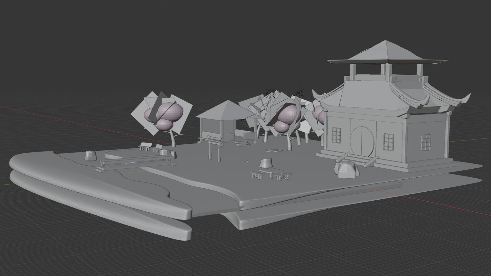 japan landscape 3D model | CGTrader