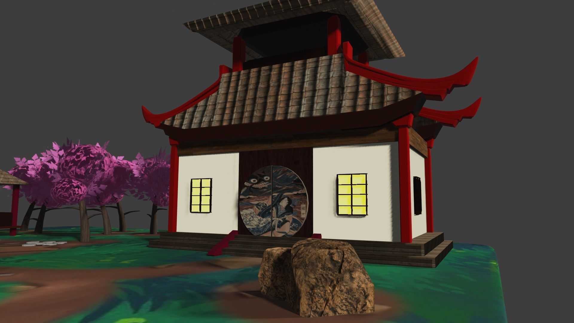 japan landscape 3D model | CGTrader