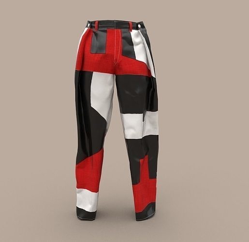 3D model Stylish pants VR / AR / low-poly | CGTrader