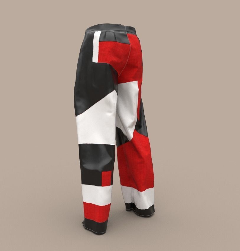 3D model Stylish pants VR / AR / low-poly | CGTrader