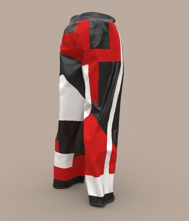 3D model Stylish pants VR / AR / low-poly | CGTrader