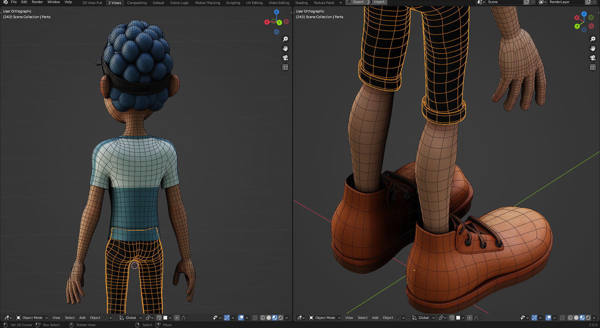 3D Modeling - Boy - Luke - Blender 3 3D model | CGTrader