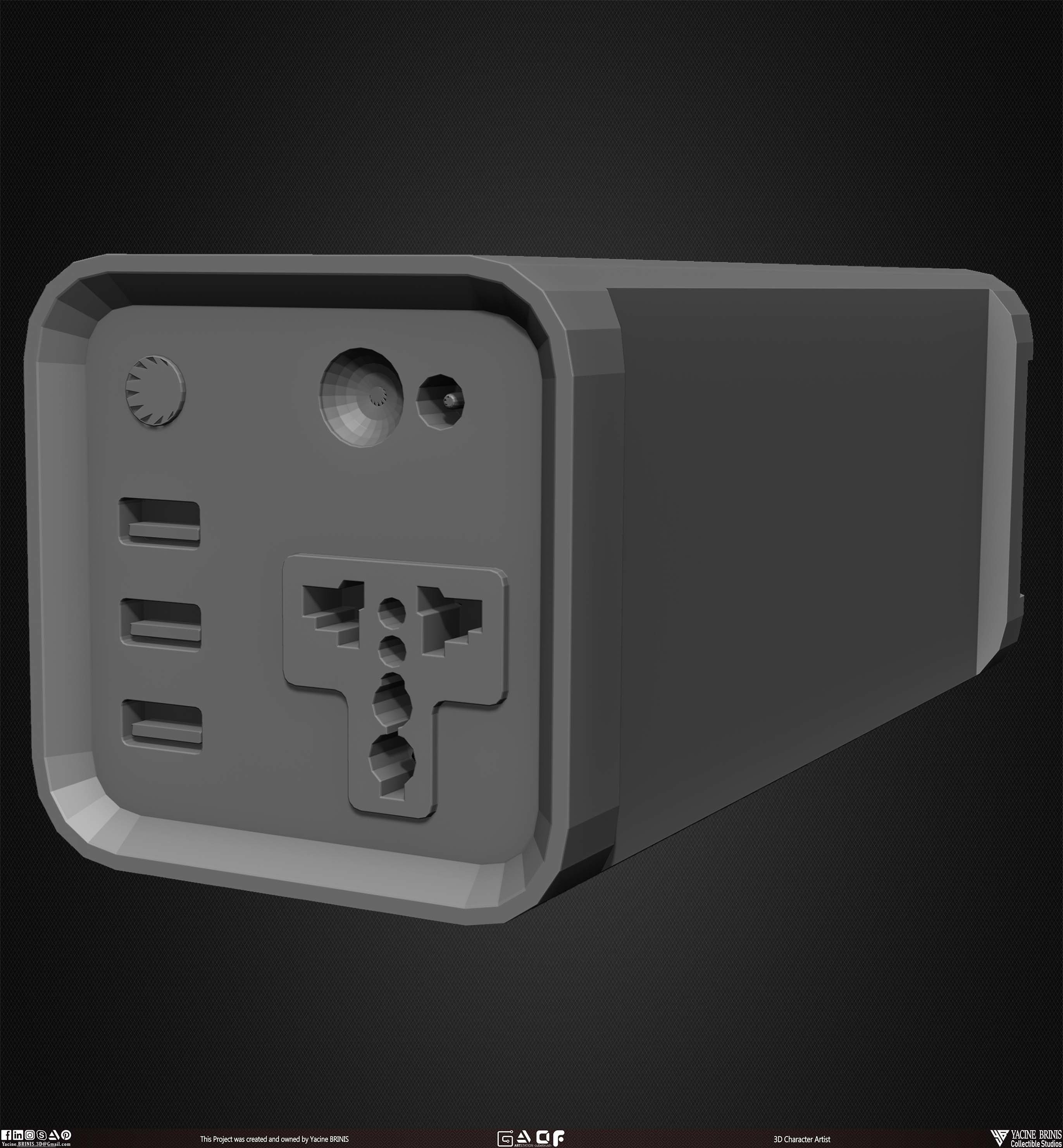 3D model 50 Electronic Props Kitbash Vol 01 VR / AR / low-poly | CGTrader