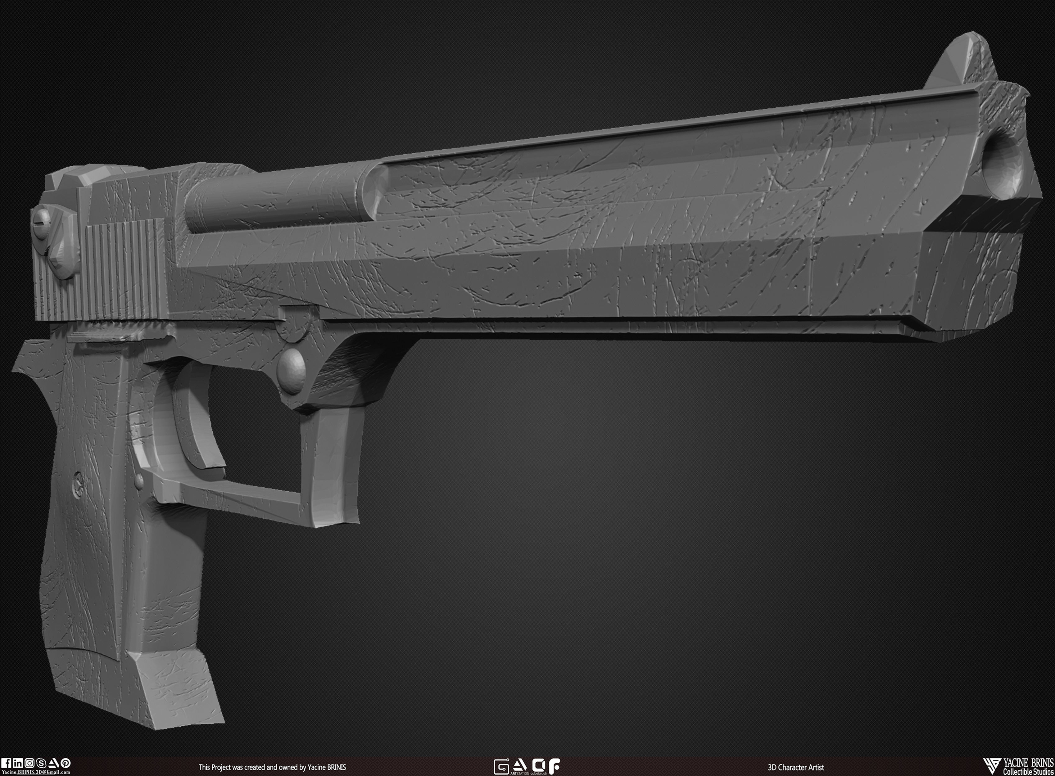 3D model Guns Kitbash Vol 01 VR / AR / low-poly | CGTrader