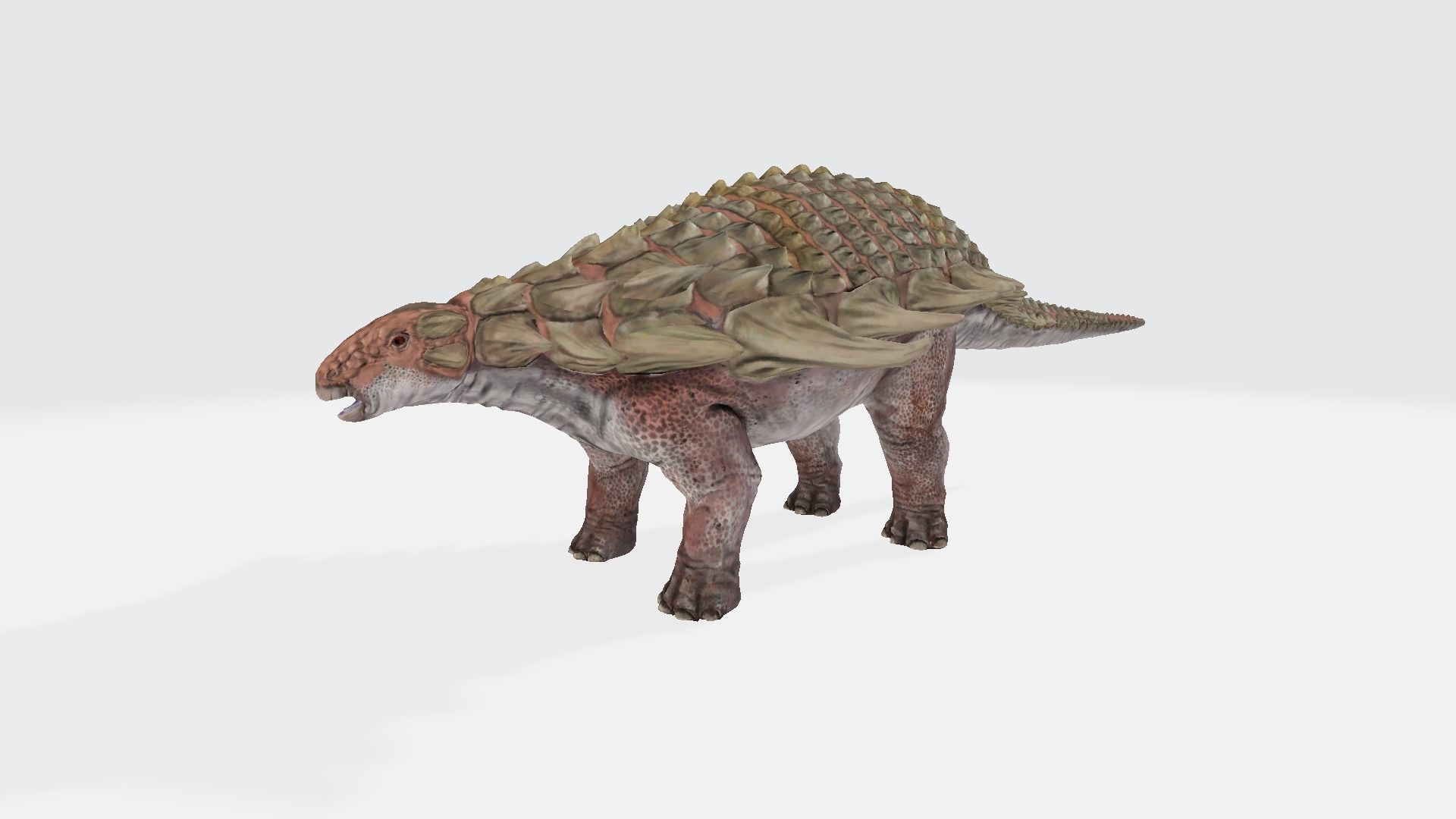 Edmontonia dinosaur 3D model | CGTrader