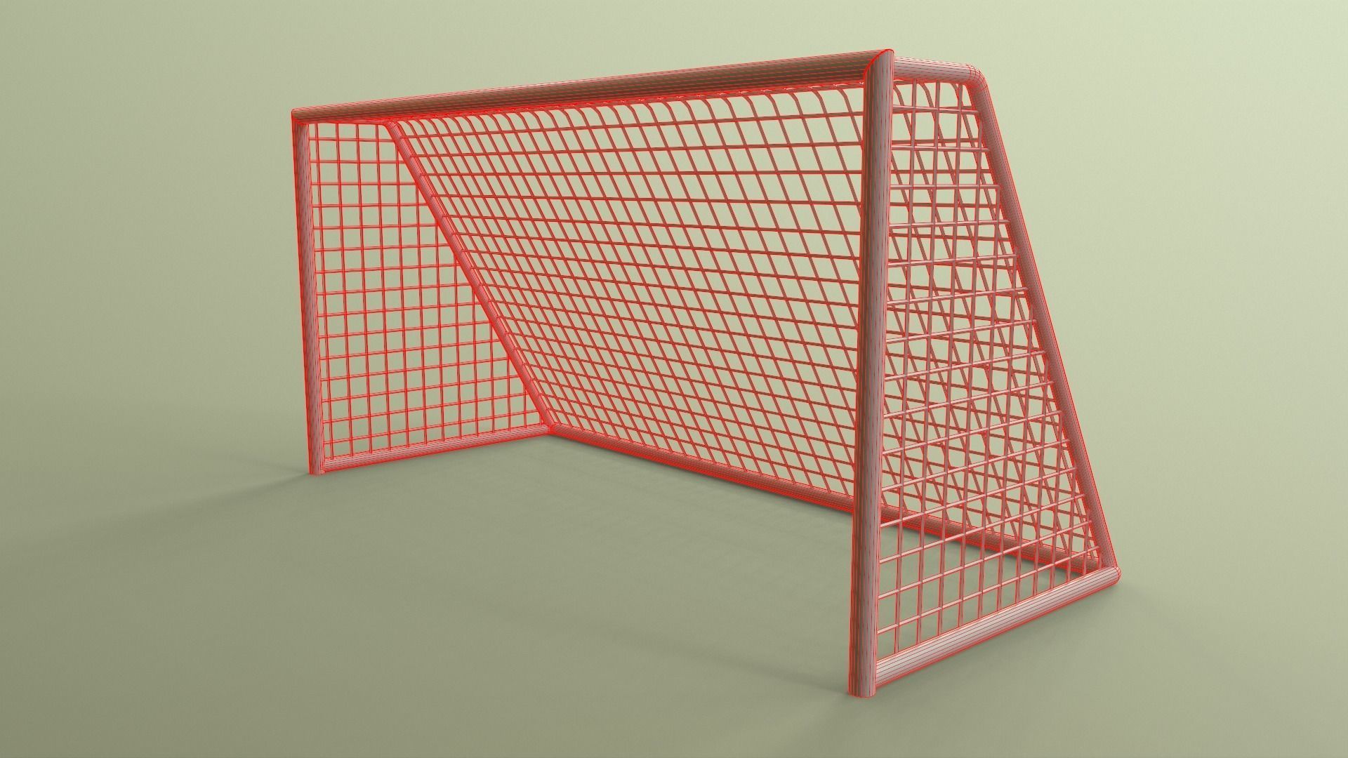 3D model PBR Soccer Football Goal Post G VR / AR / low-poly | CGTrader
