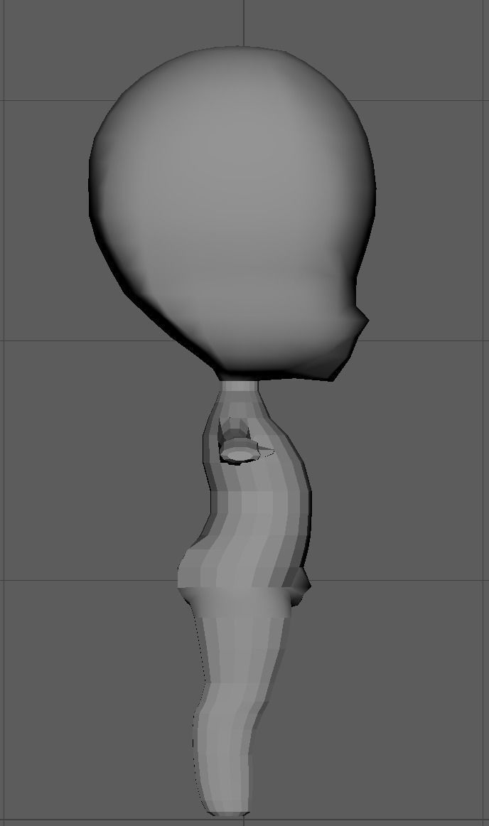 Chibi Base Male - Low Poly 3D model | CGTrader