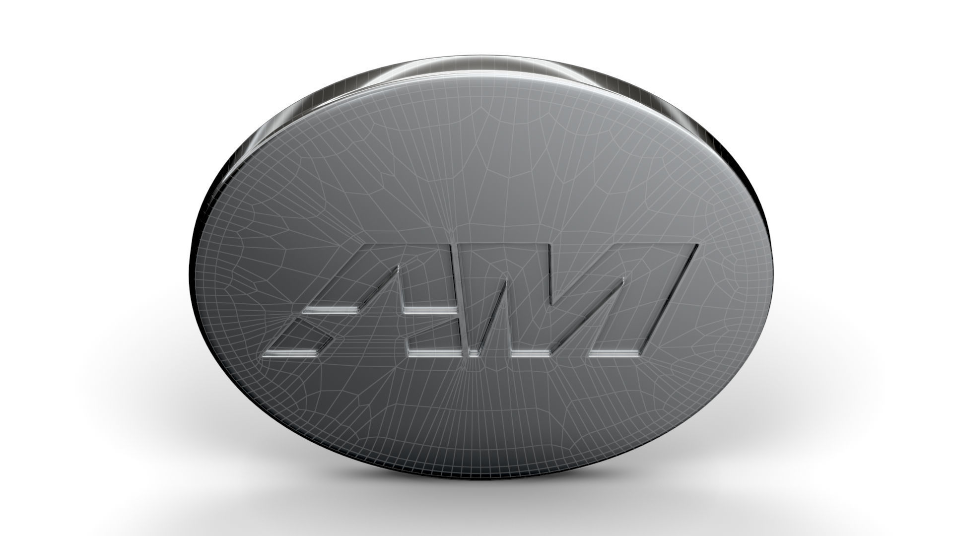 American Muscle logo 3D model | CGTrader