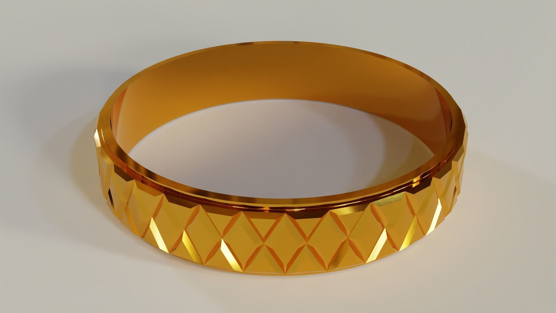 Gold ring 3D model | CGTrader