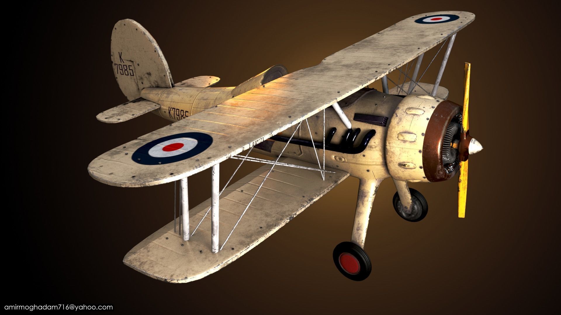 Old Plane 3D model | CGTrader