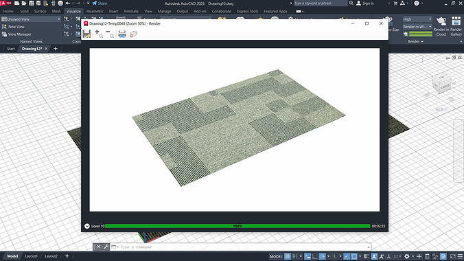 AutoCAD 3D Carpet 01 3D model | CGTrader