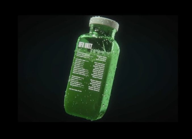 Bottle Liquid 3D model animated | CGTrader