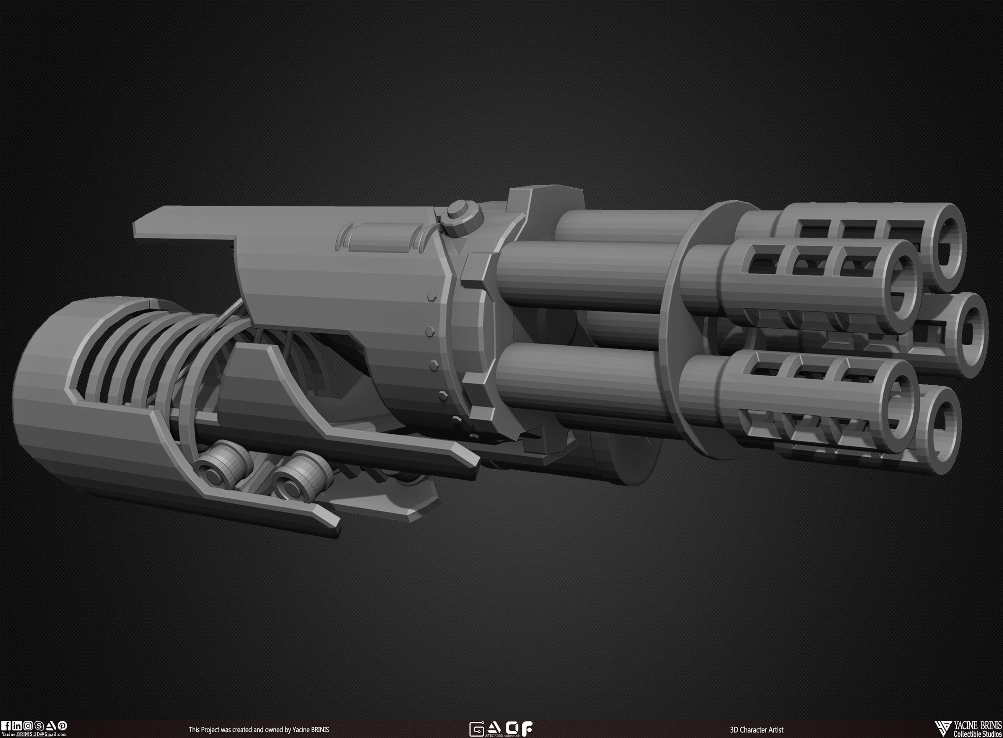3D model 25 Guns Kitbash Vol 02 VR / AR / low-poly | CGTrader