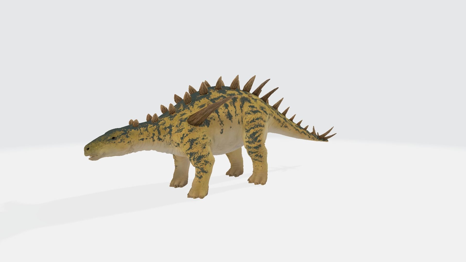 Huayangosaurus dinosaur 3D model | CGTrader