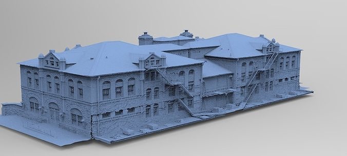 Victorian Steampunk City Street 4 3D model | CGTrader