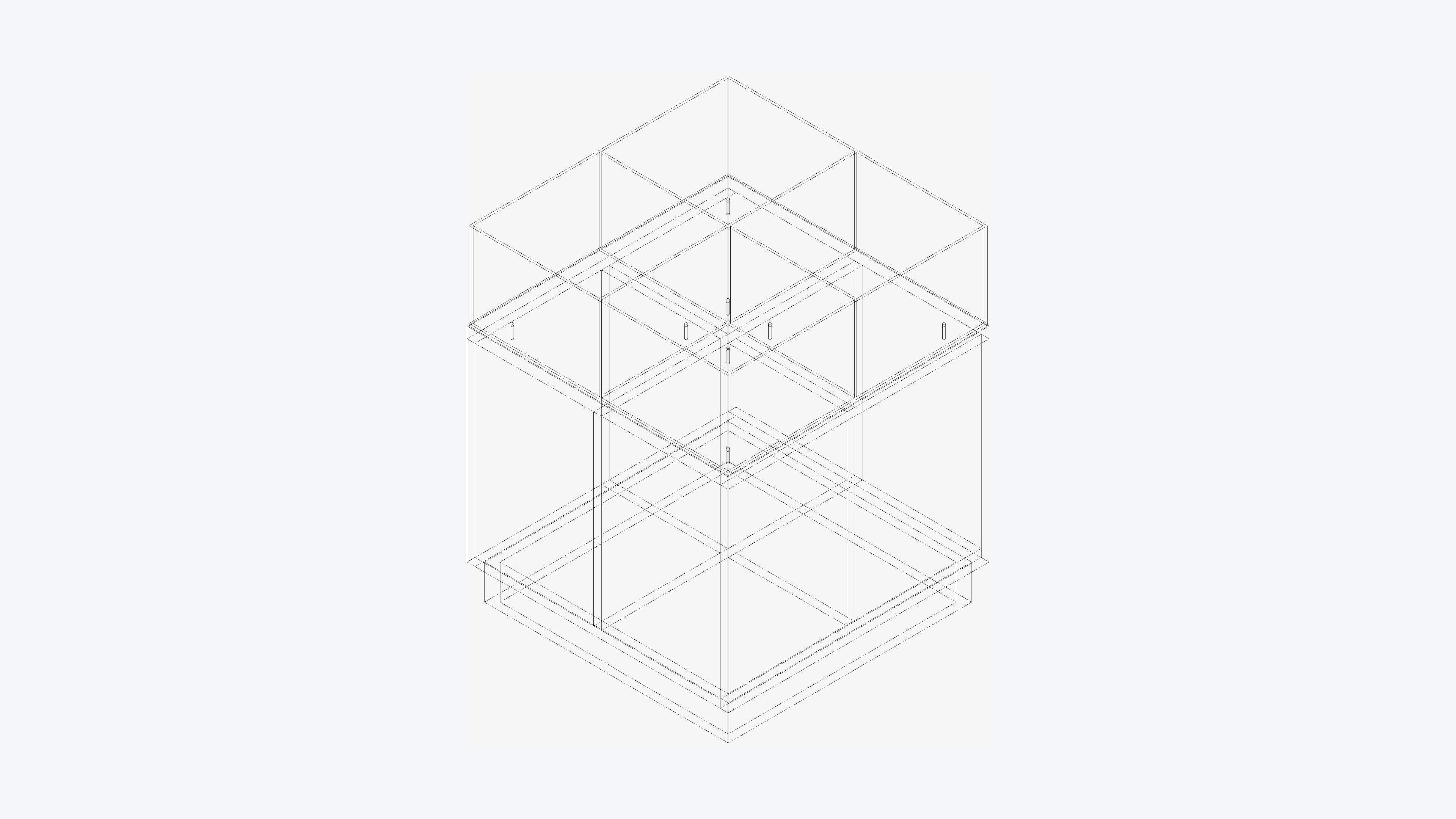 3D model Book Box - Library - Integral - Laminate - Perspex Top VR / AR ...