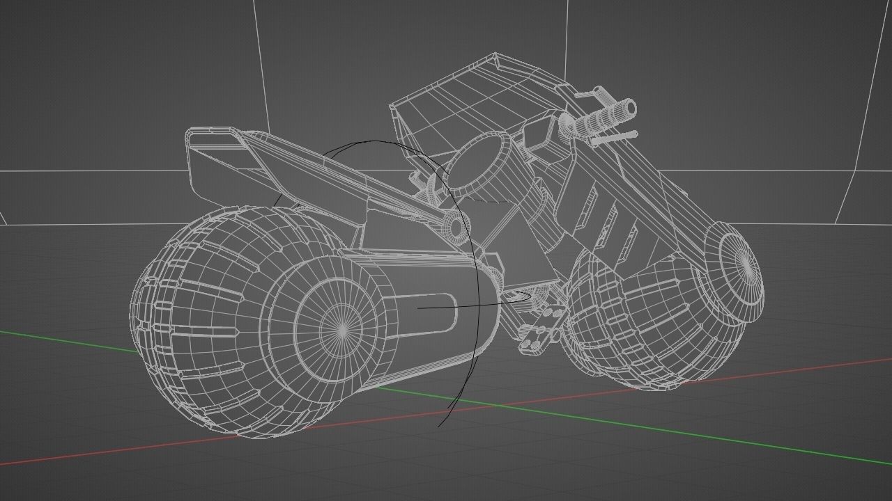 Futuristic Scouter rigged 3D model rigged | CGTrader