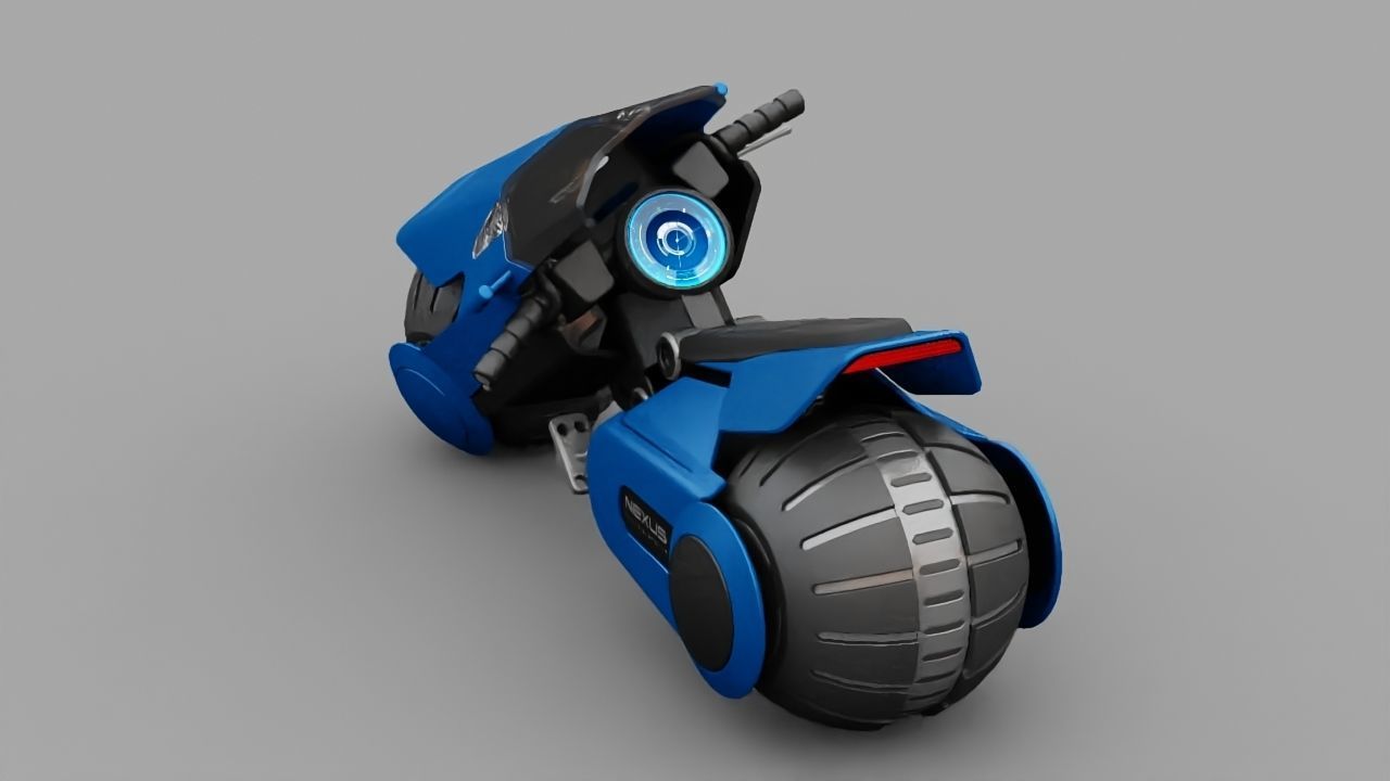 Futuristic Scouter rigged 3D model rigged | CGTrader