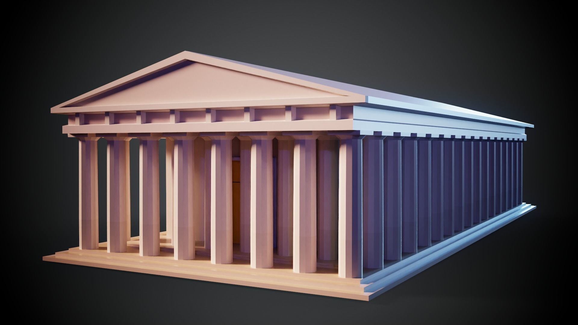 3D model Low poly stylized environment pack VR / AR / low-poly | CGTrader