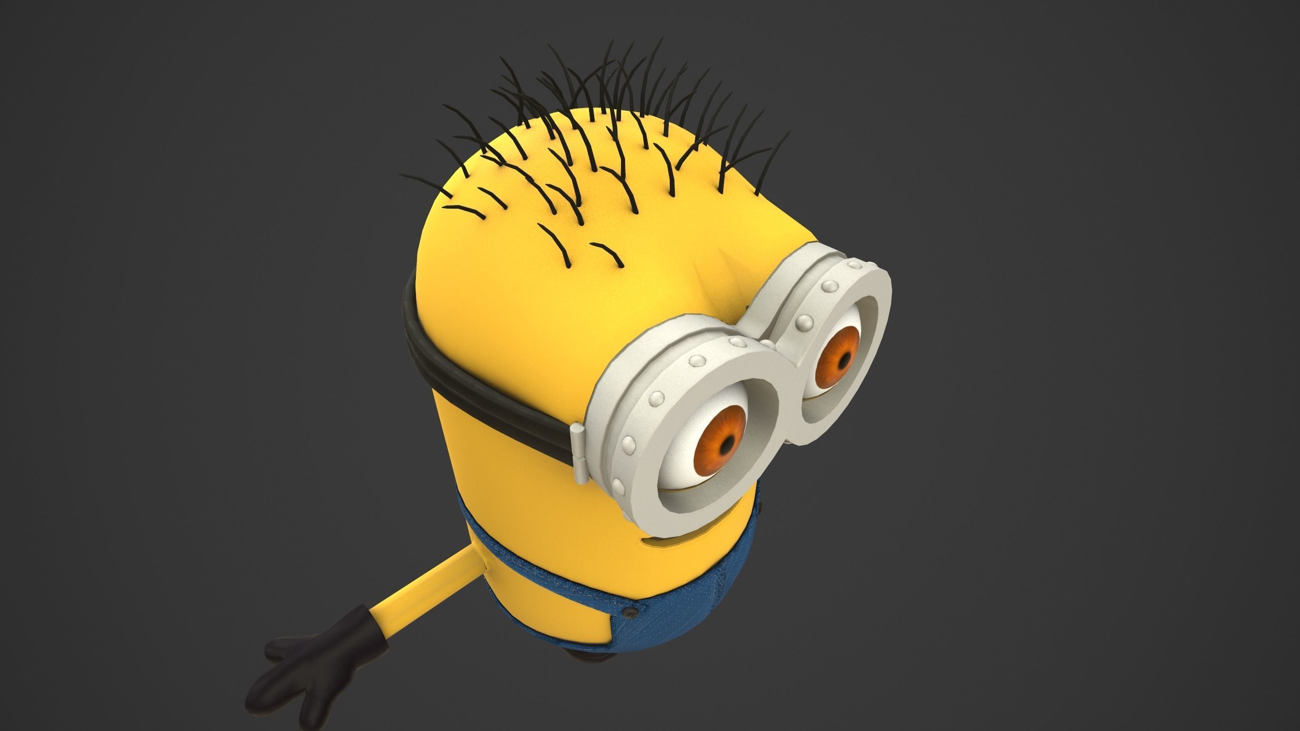 3D model Minion minions character VR / AR / low-poly | CGTrader