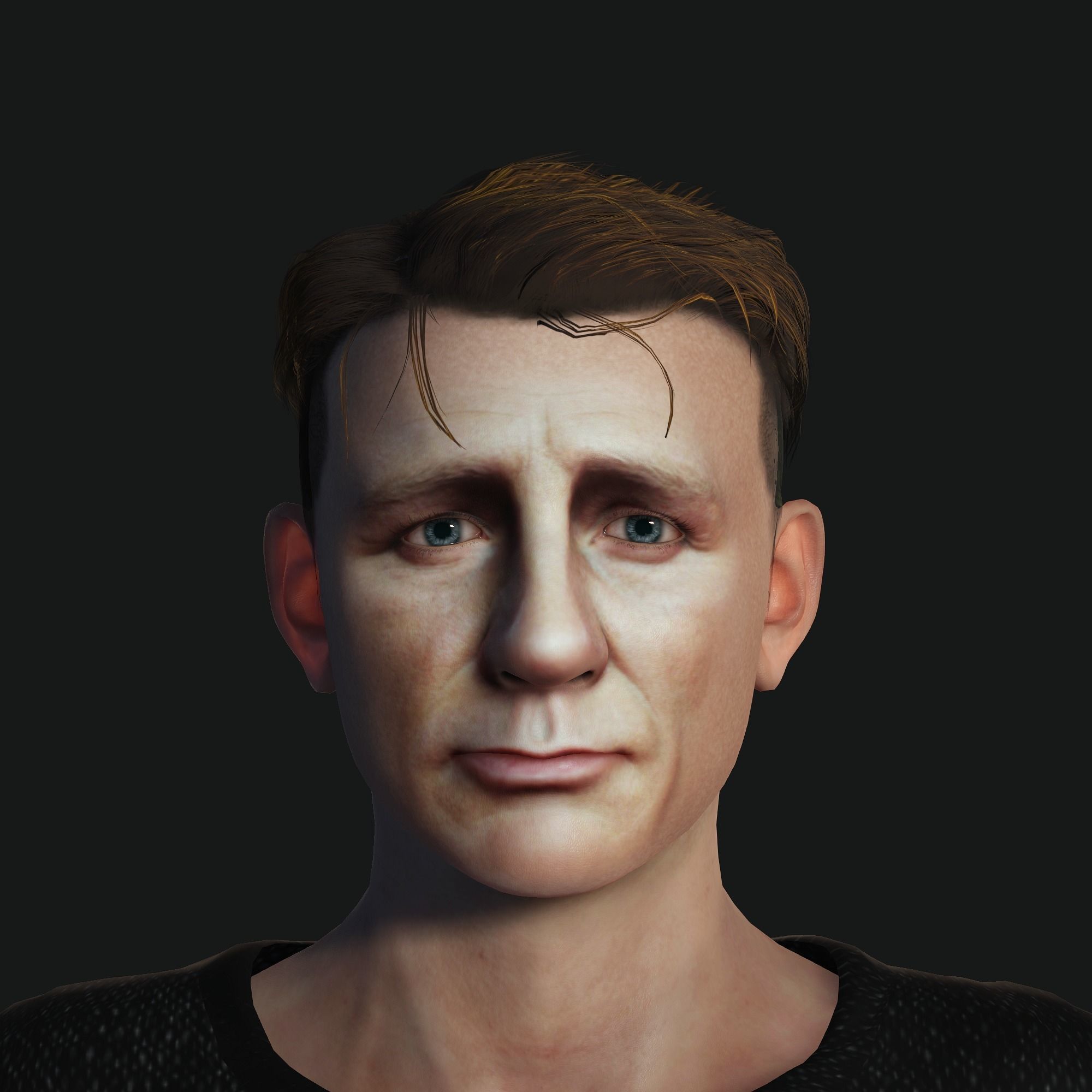 3D model DANIEL CRAIG 3D Rigged model ready for animation VR / AR / low ...