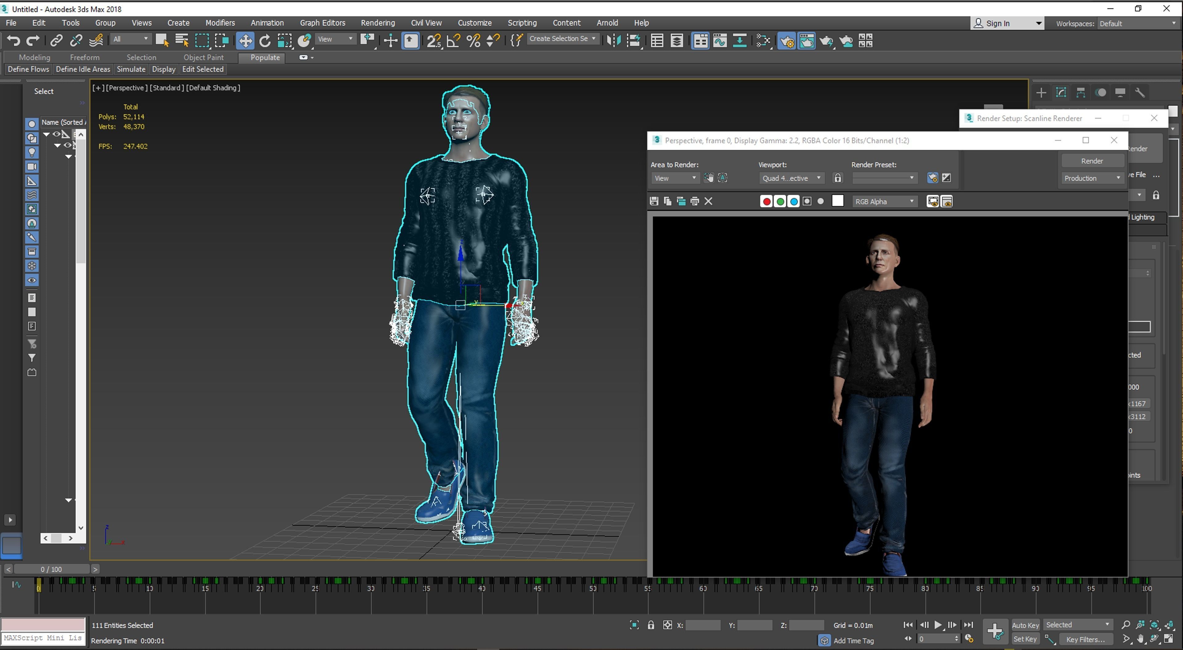 3D model DANIEL CRAIG 3D Rigged model ready for animation VR / AR / low ...