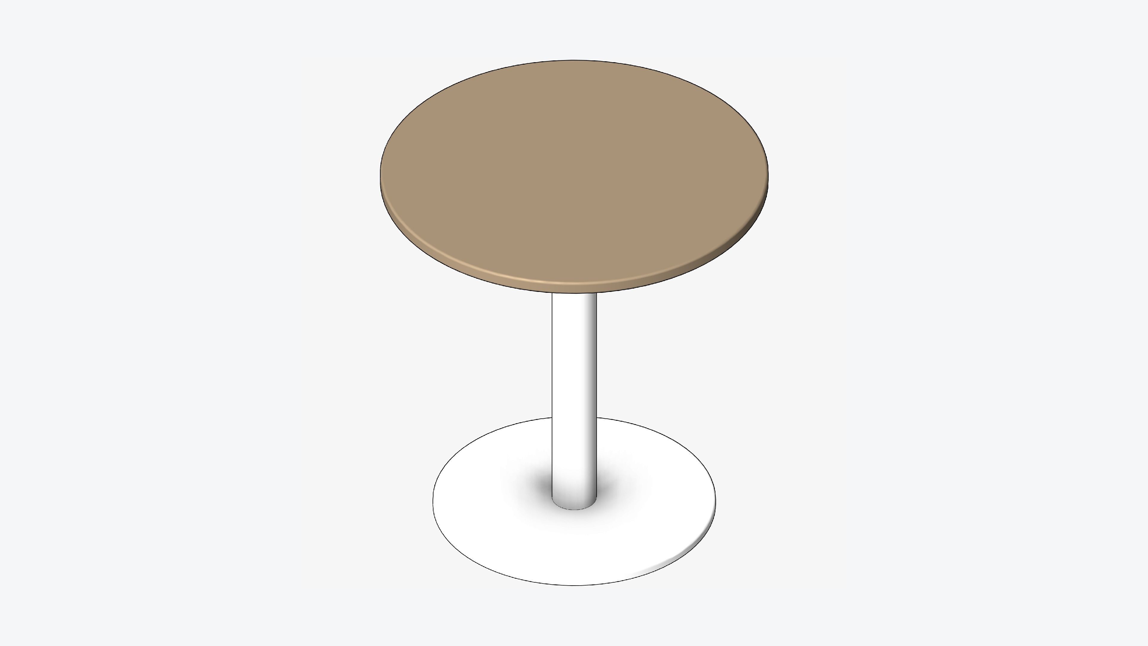 3D model Table - Round - Worksmart VR / AR / low-poly | CGTrader