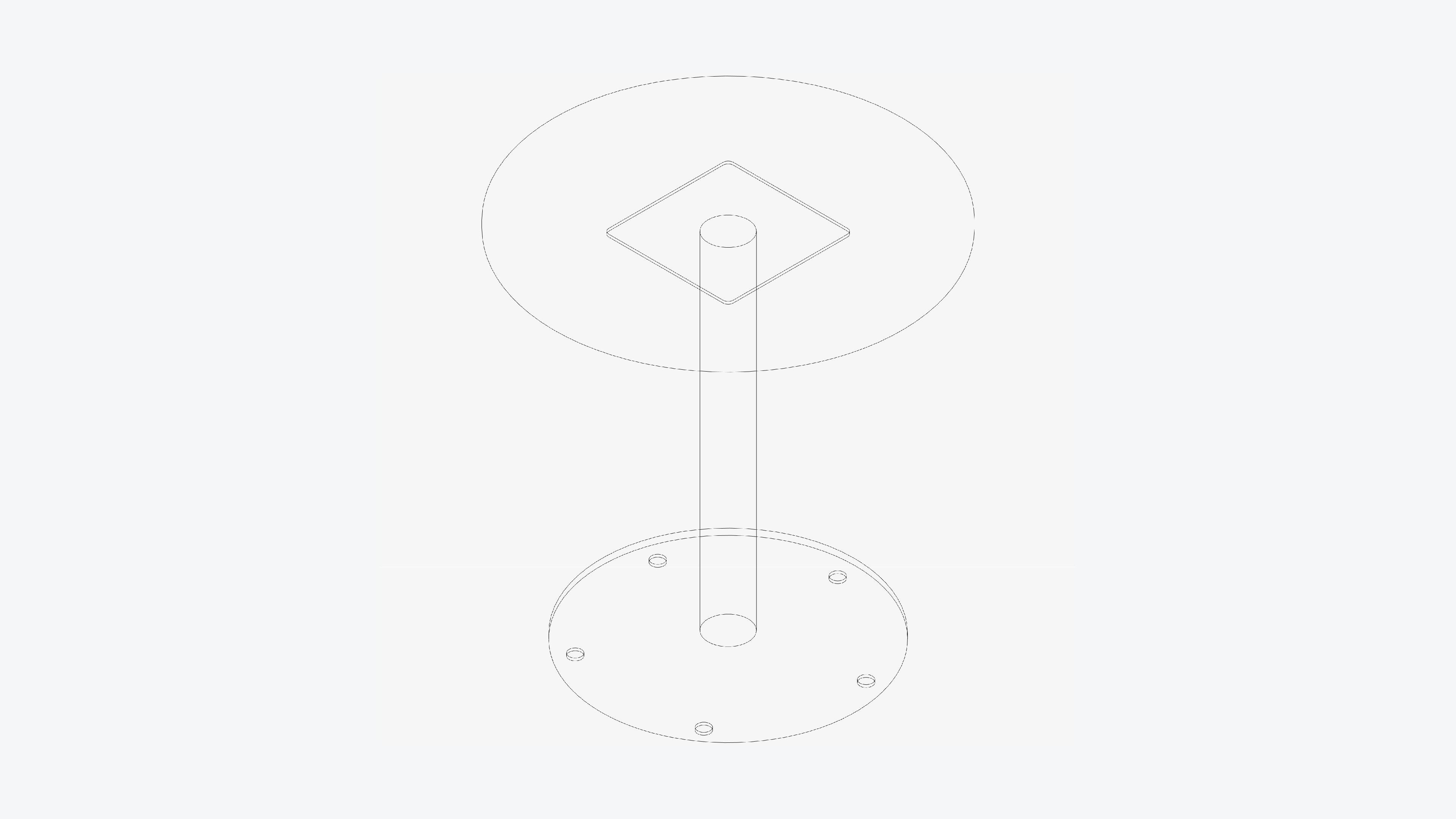 3D model Table - Round - Worksmart VR / AR / low-poly | CGTrader