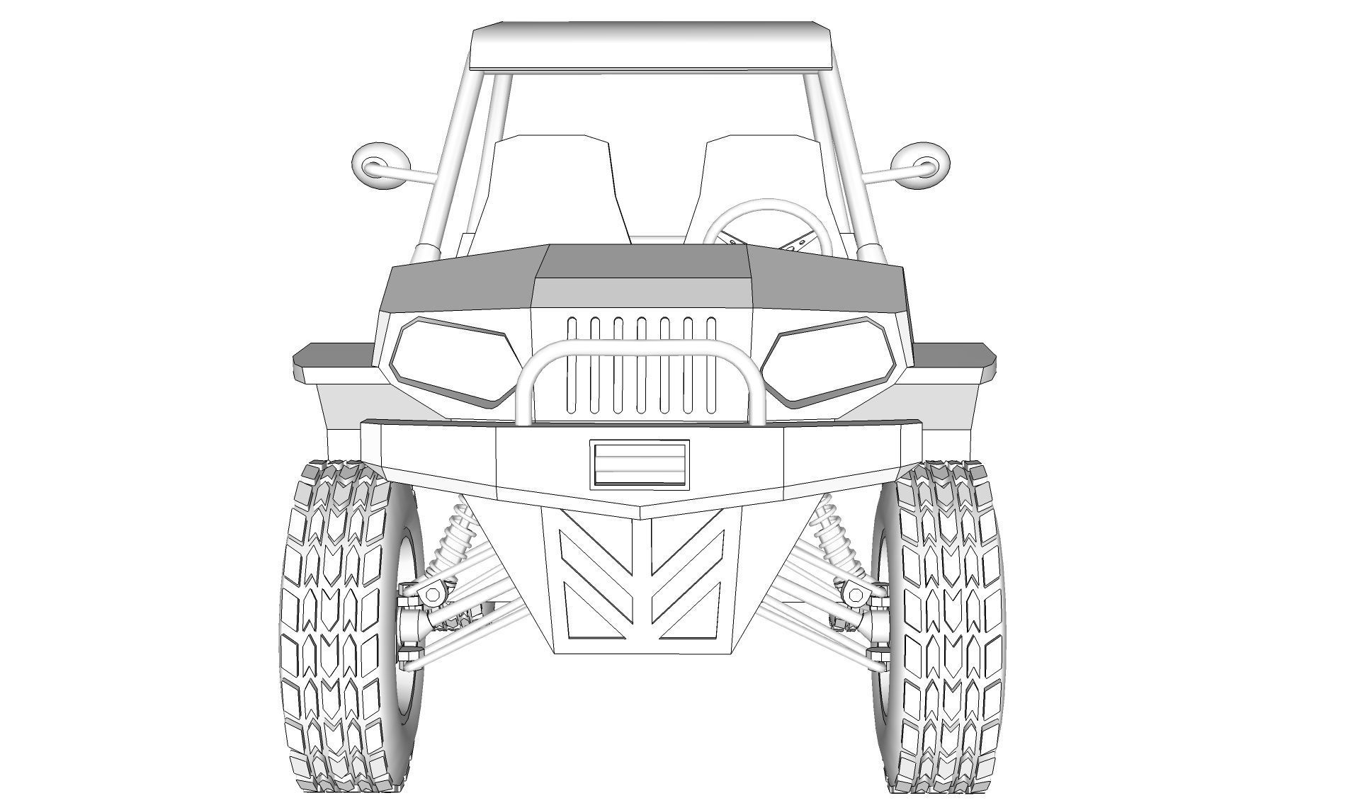 UTV Vehicle 3D model | CGTrader