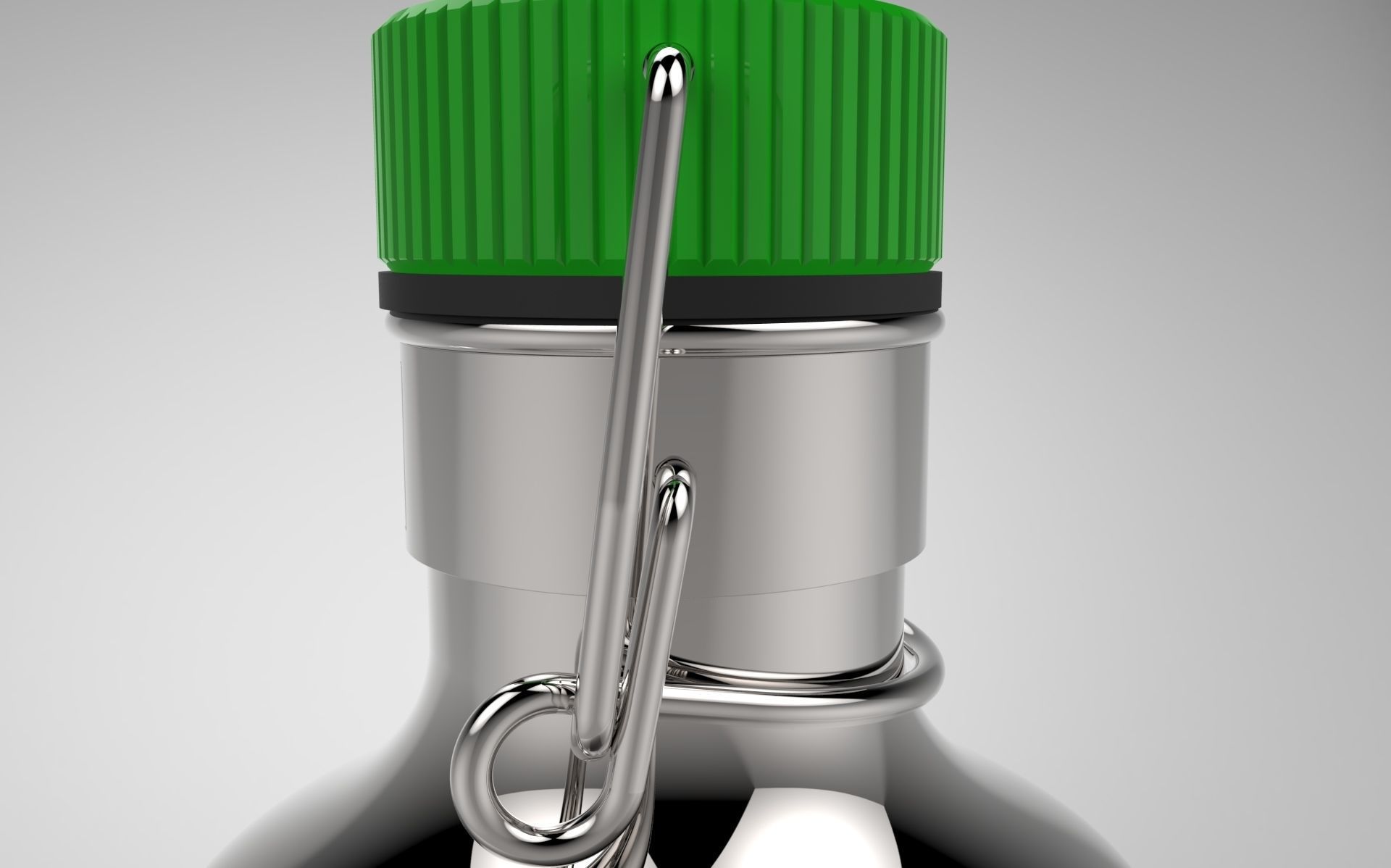 Inox bottle 3D model | CGTrader