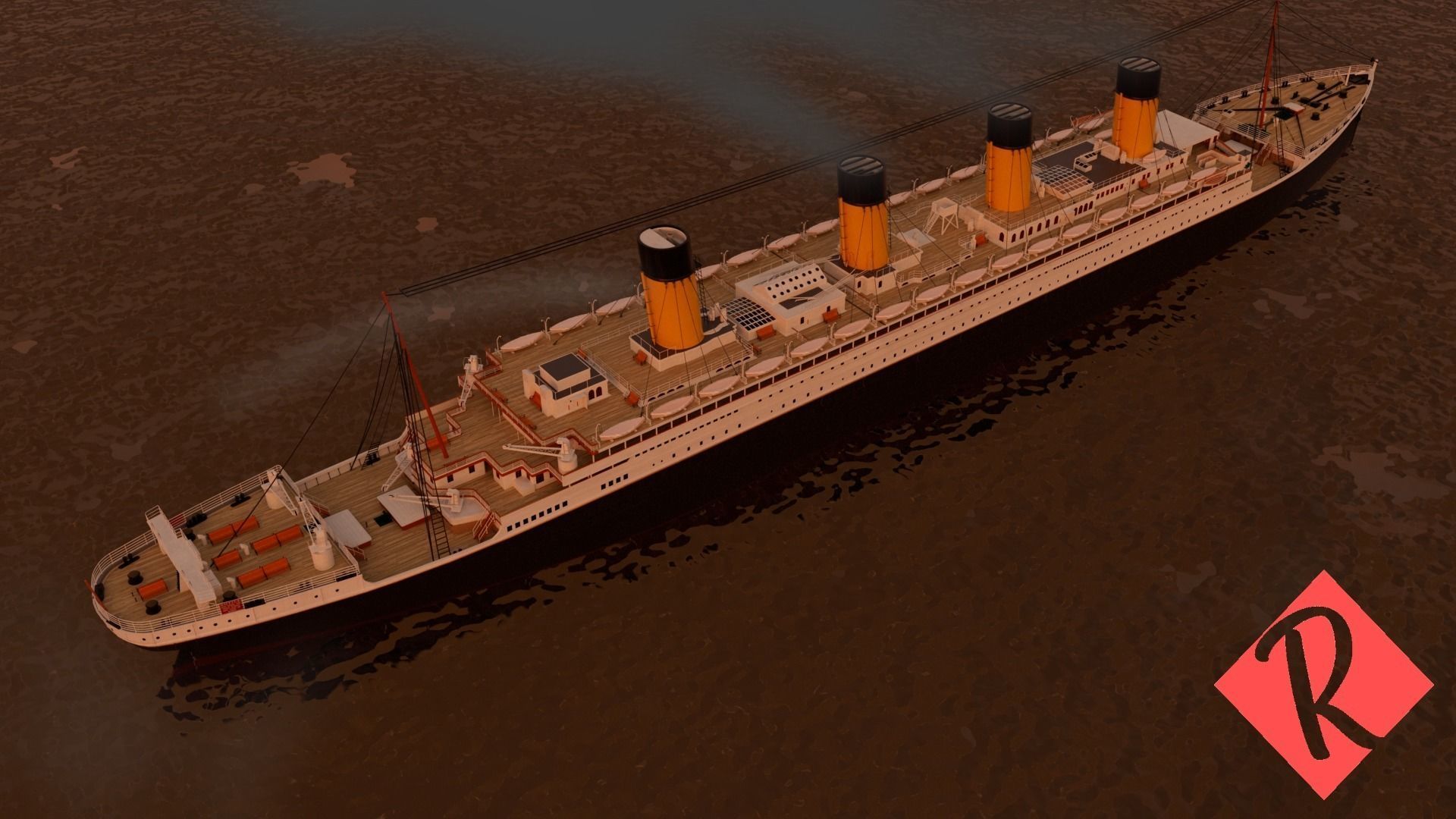 RMS Olympic 3D model | CGTrader