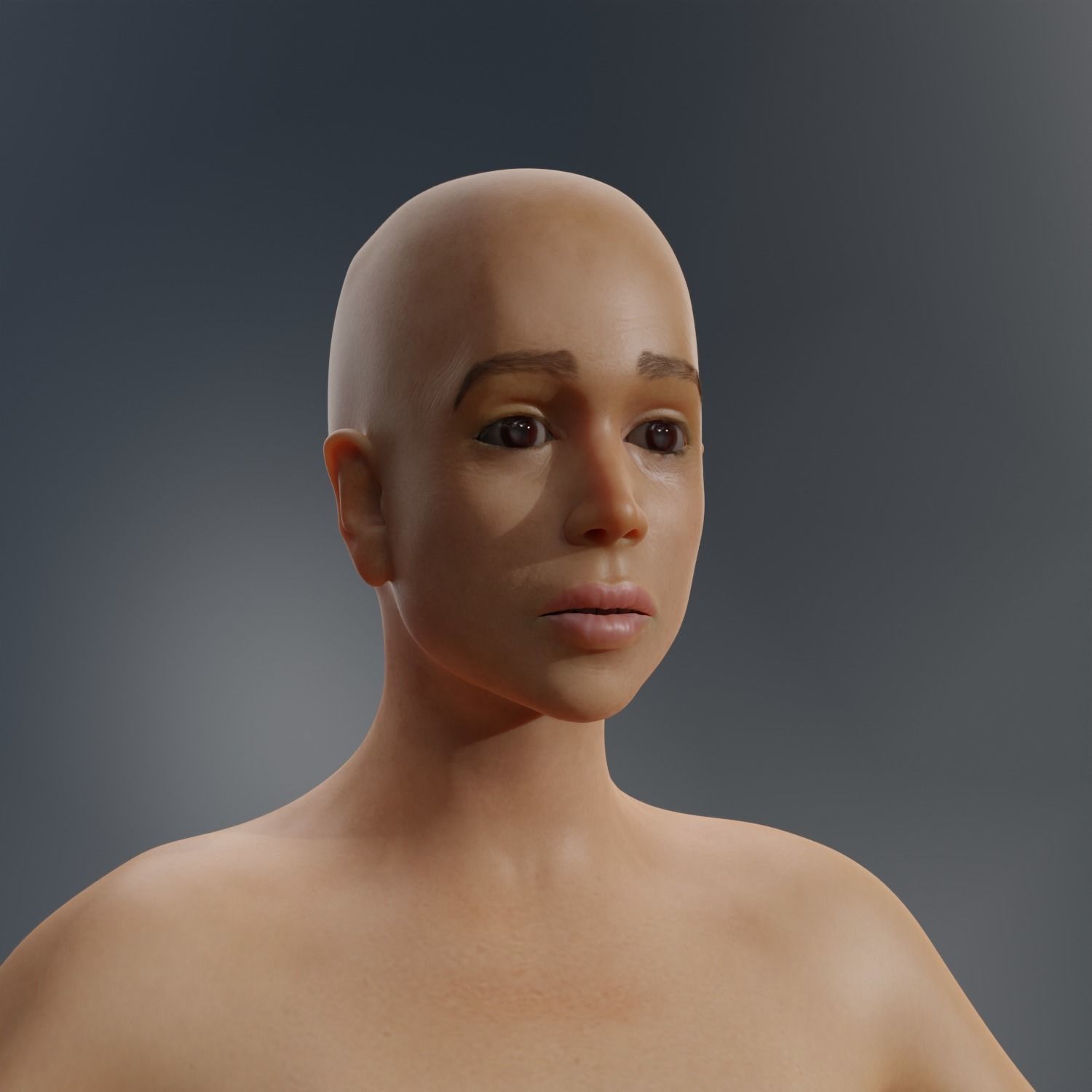 3D character female 3D model rigged | CGTrader