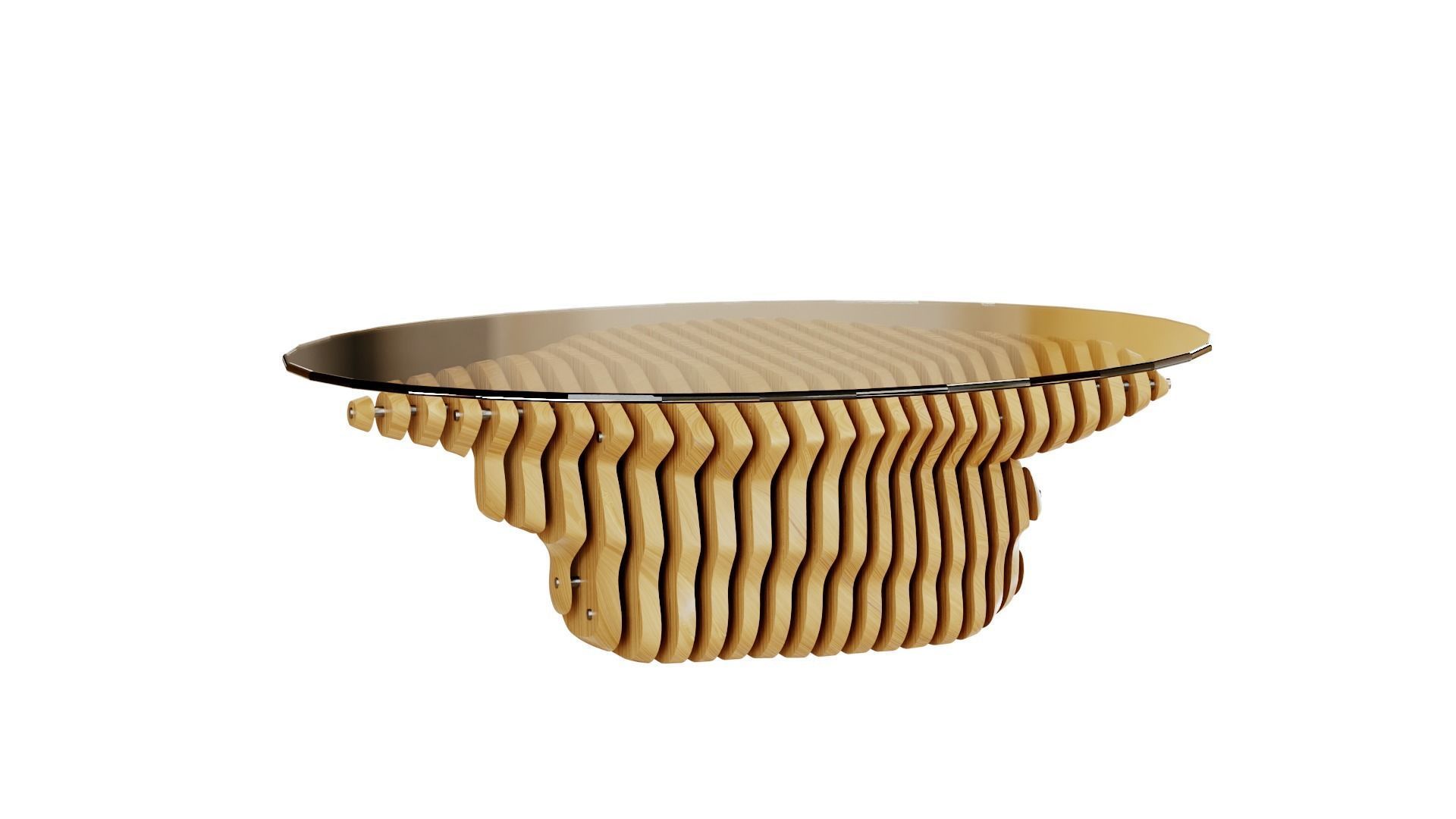 Parametric coffee table 07 3D model | CGTrader