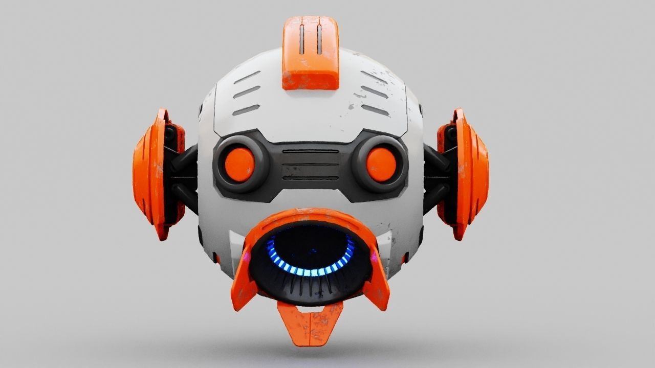 Combat Drone XM09 Rigged 3D model rigged | CGTrader