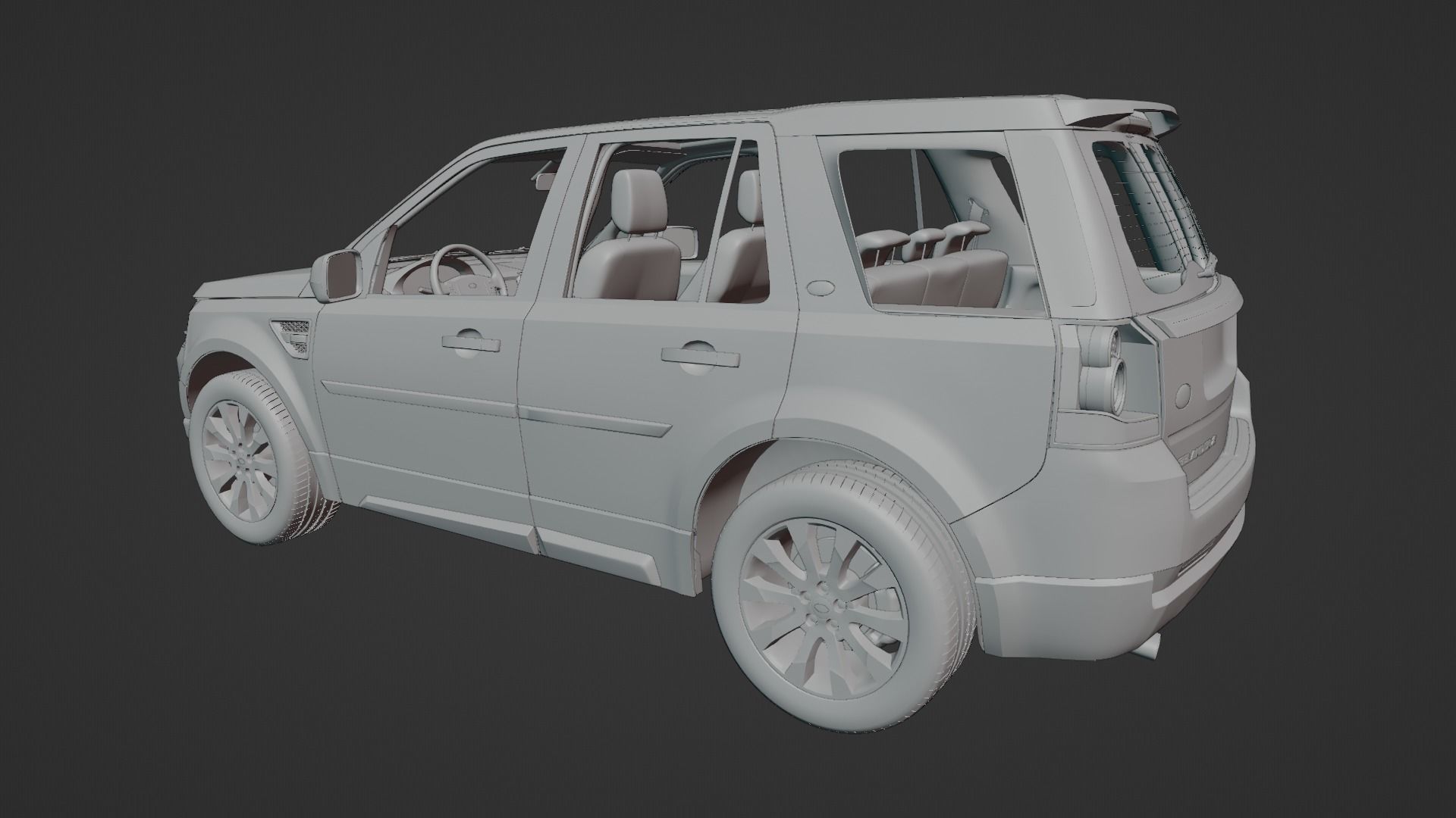 Land Rover Freelander 2 2014 INTERIOR 3D Model 3D model | CGTrader