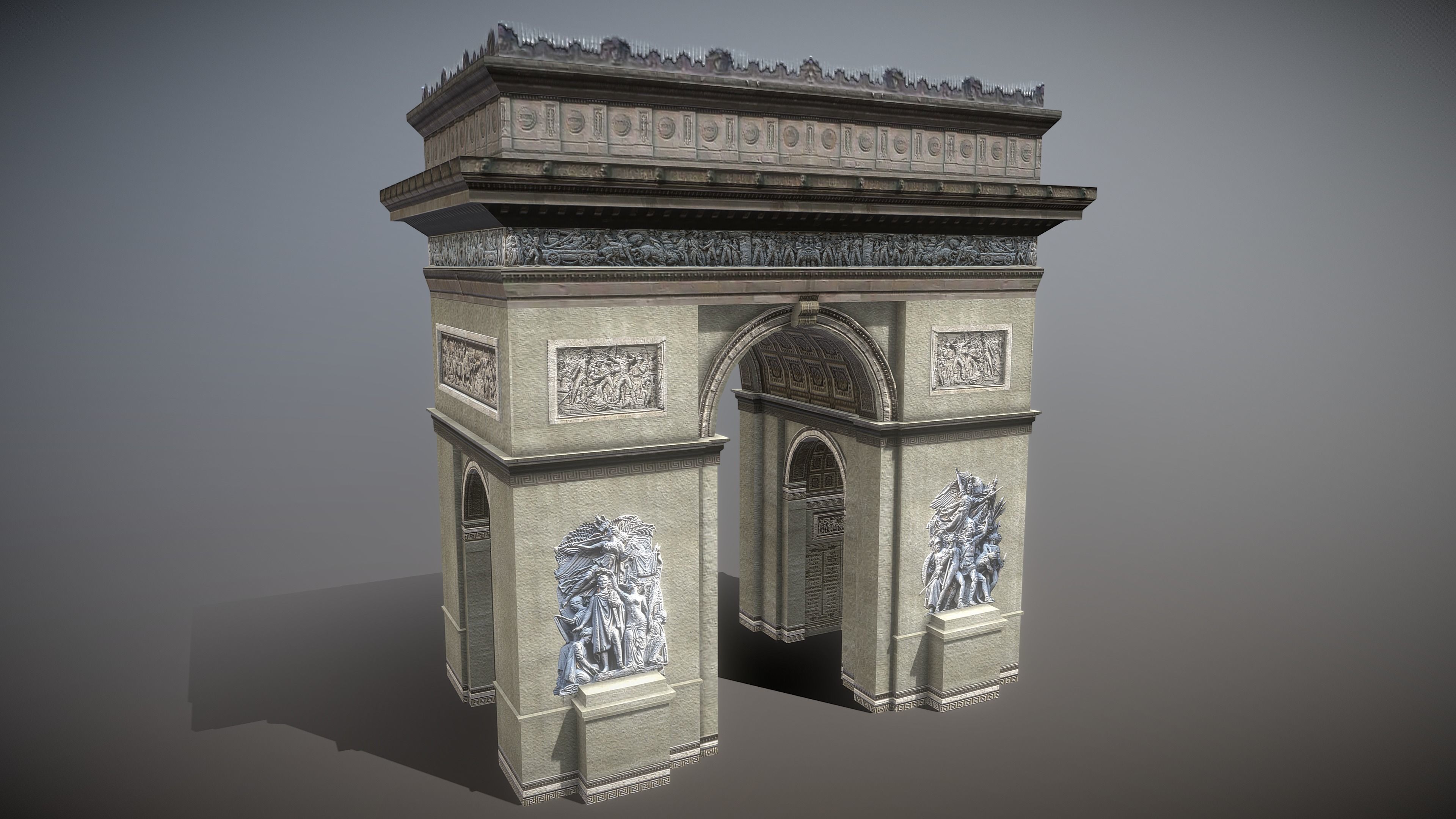 3D model World Famous Buildings VR / AR / low-poly | CGTrader