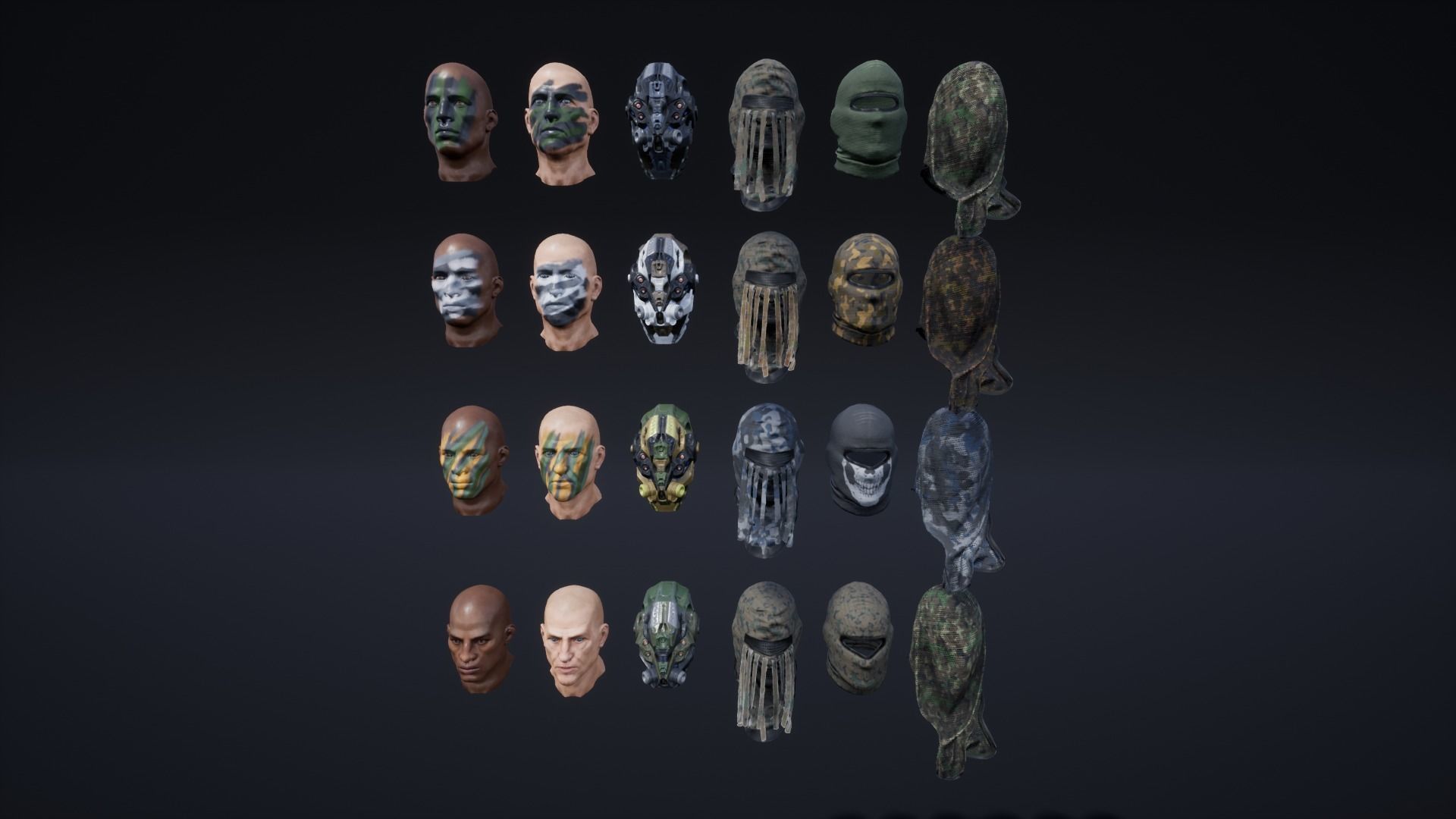 3D model Sniper different colored guns VR / AR / low-poly | CGTrader