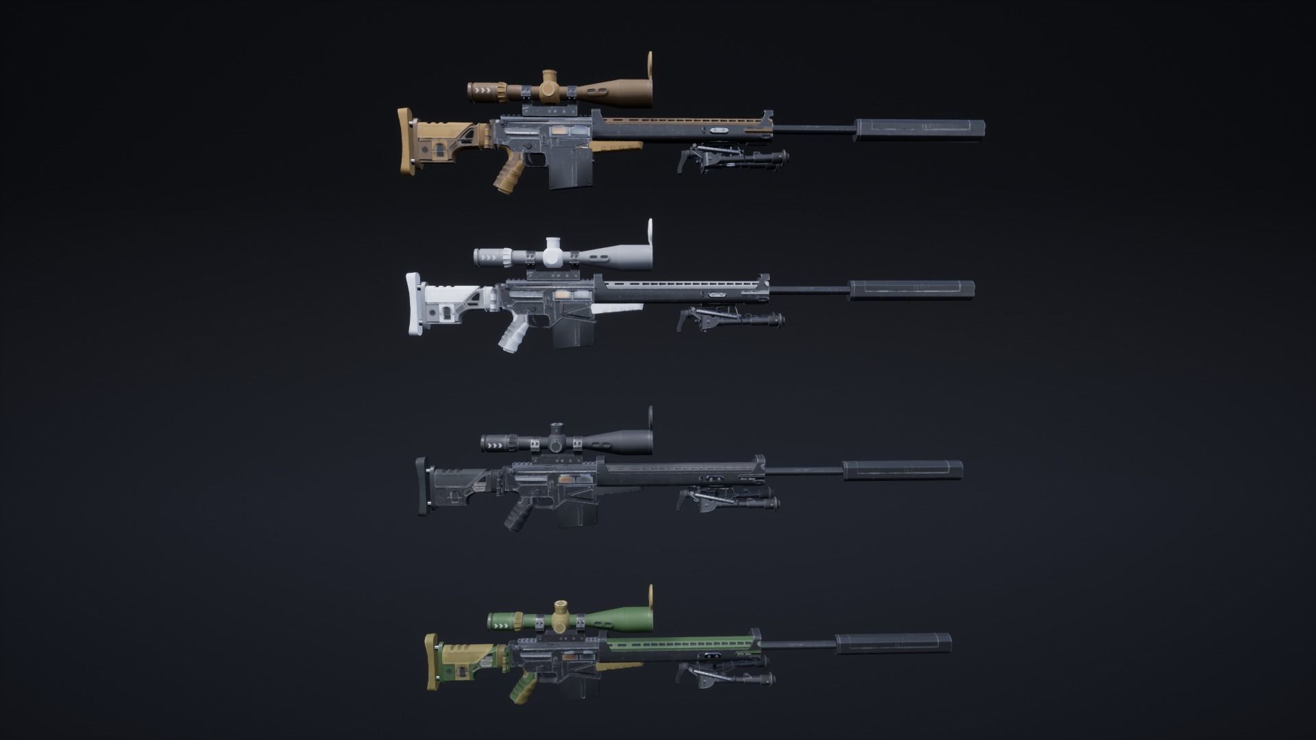 3D model Sniper VR / AR / low-poly | CGTrader