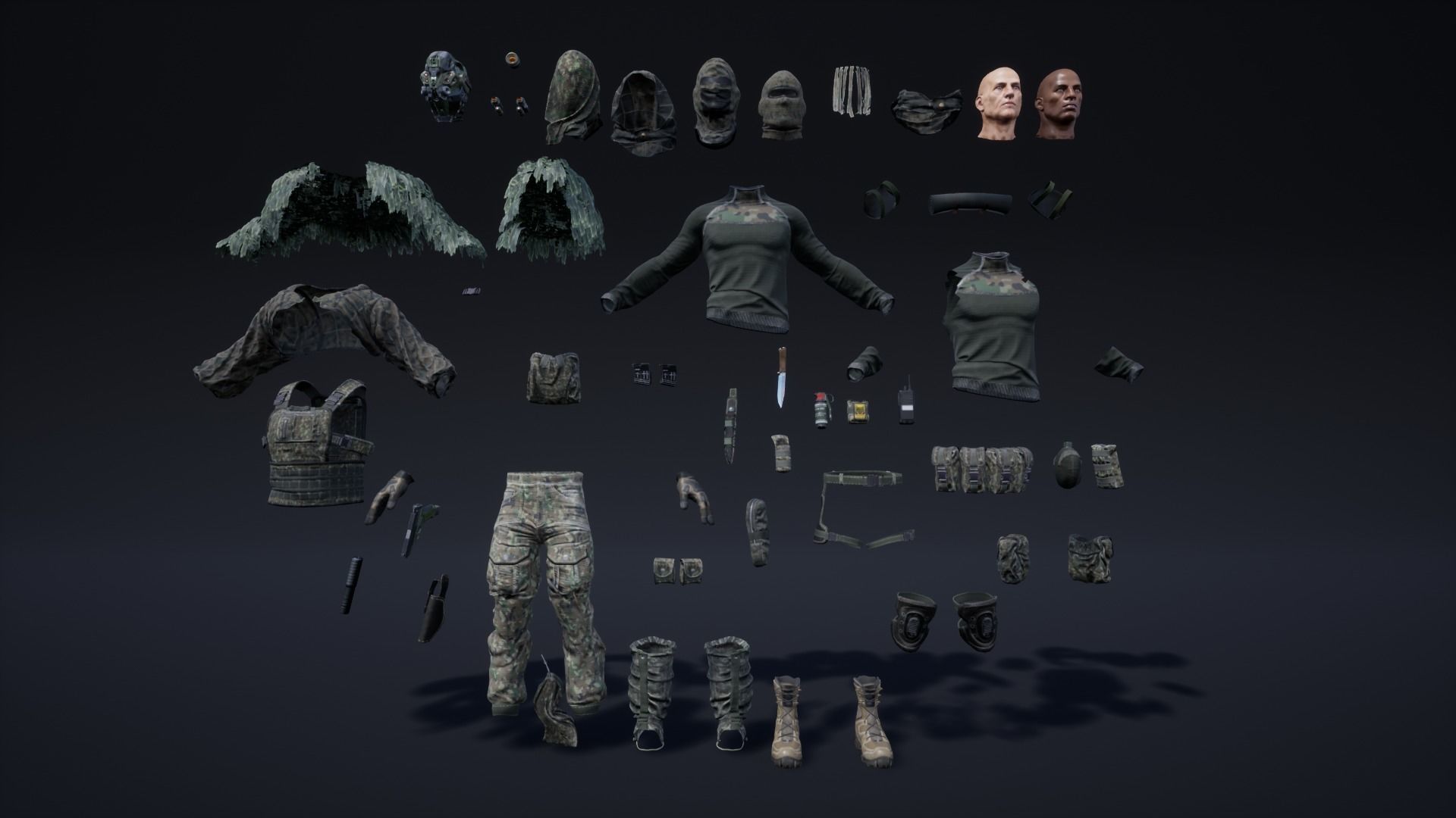 3D model Sniper VR / AR / low-poly | CGTrader