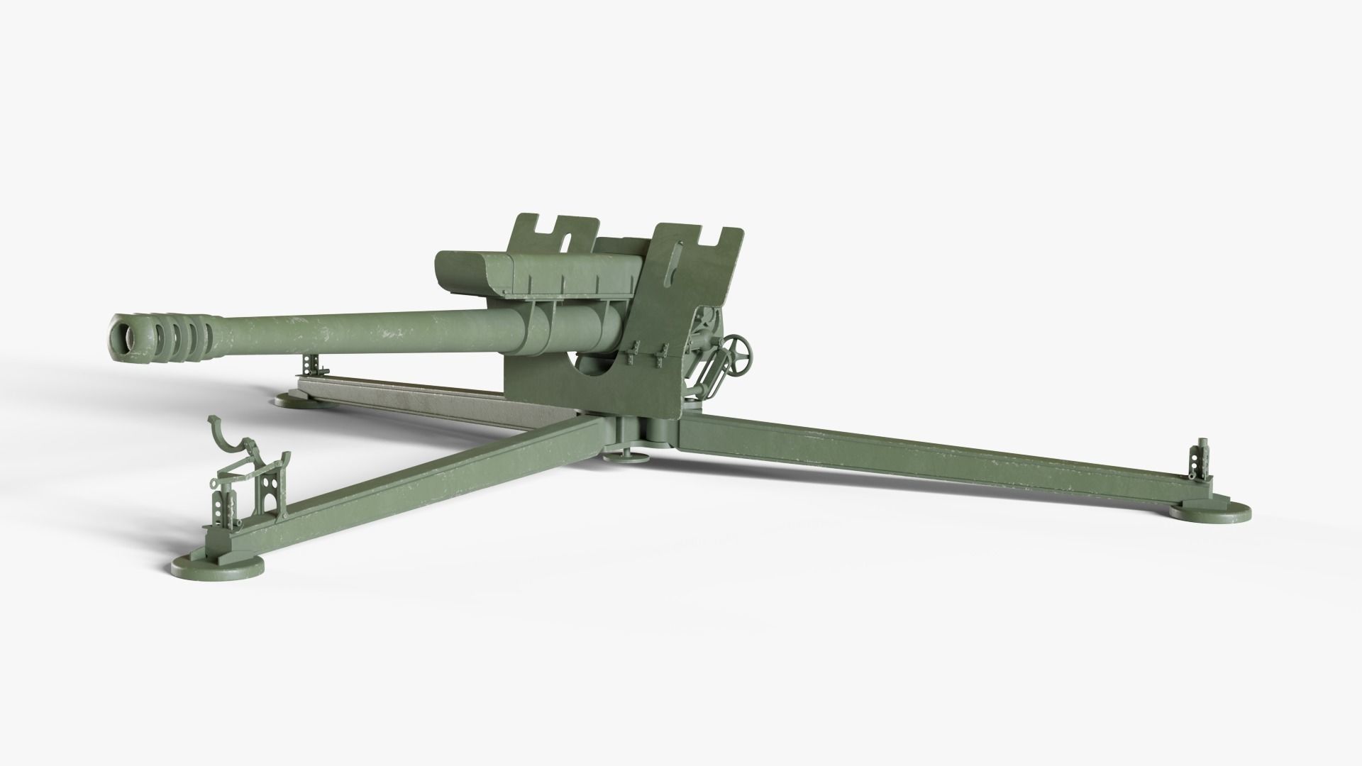 D-30 122mm Howitzer 3D model | CGTrader