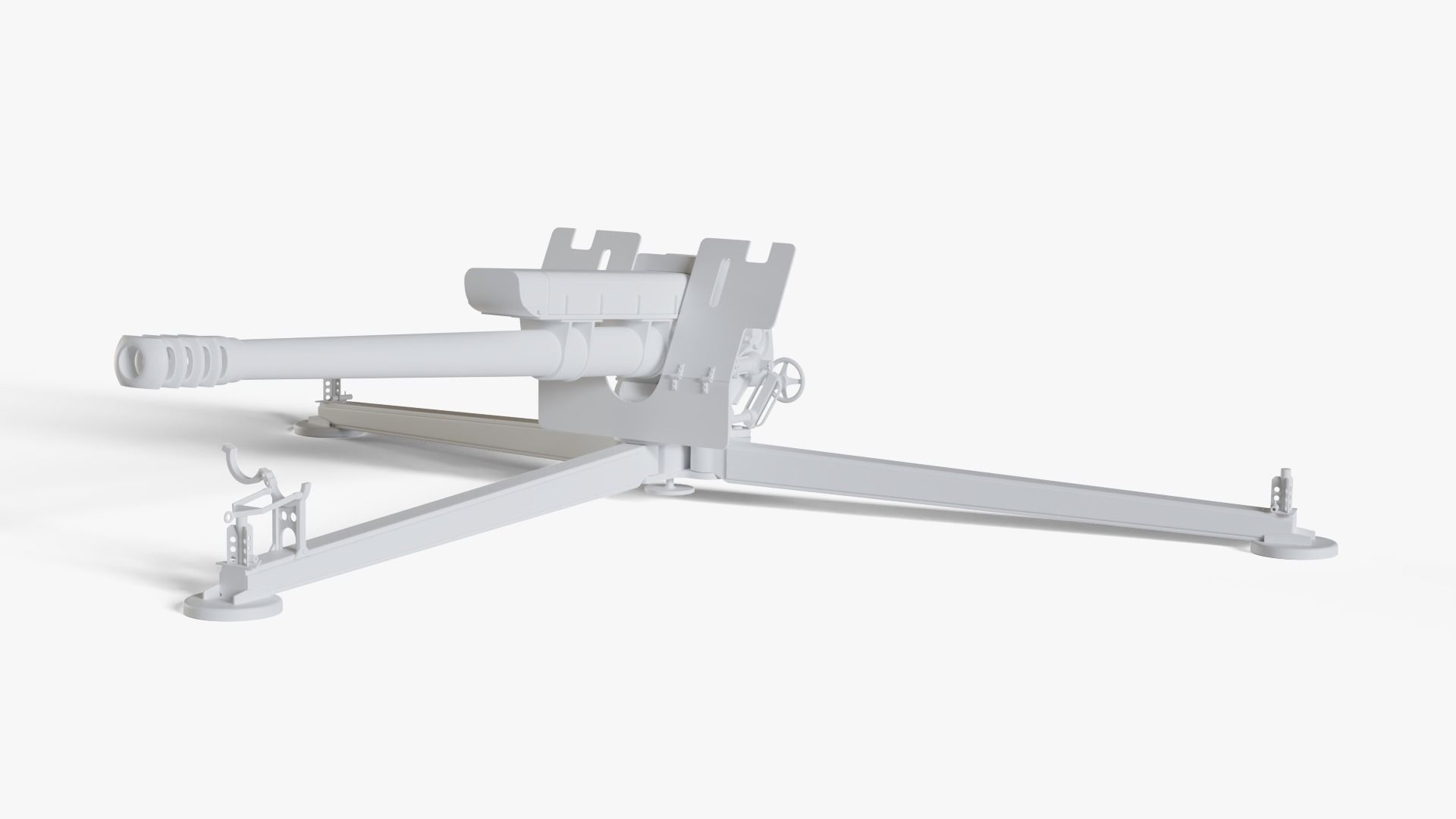 D-30 122mm Howitzer 3D model | CGTrader