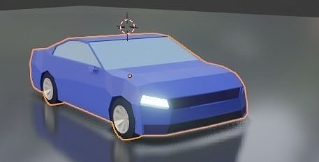 3D model Low Detailed Simple Car VR / AR / low-poly | CGTrader