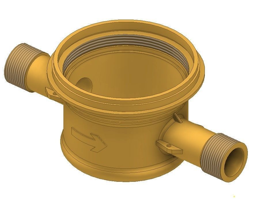 Water meter 3D model 3D printable | CGTrader