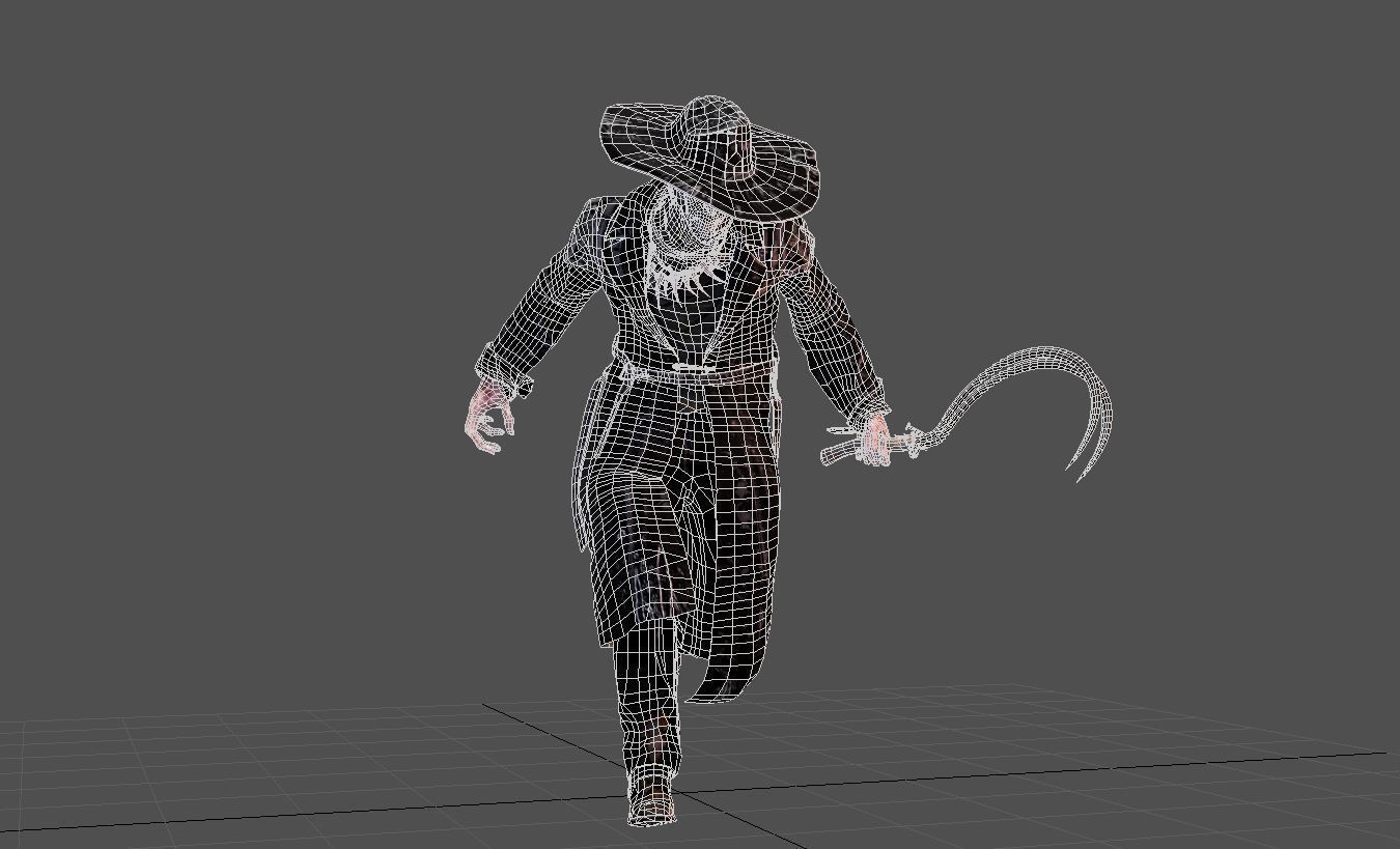 3D model Horror Character for games VR / AR / low-poly | CGTrader