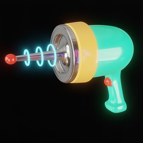 Laser gun free 3d Model free 3D model | CGTrader