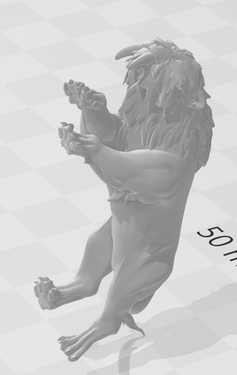 sabertooth pose 1 3D model 3D printable | CGTrader